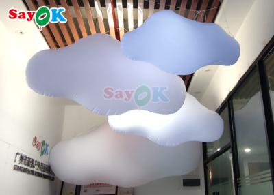 China Customized Inflatable Cloud LED Light 3m for Club Decoration Party Event Pavilion for sale