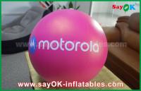 China Custom Blue Red Inflatable Hanging Balloon 1m 2m with LED Light for Advertising Decoration for sale