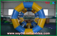 China Inflatable Water Tunnel 0.9mm PVC Tarpaulin Custom Size Rolling Water Toy for Pool Park for sale