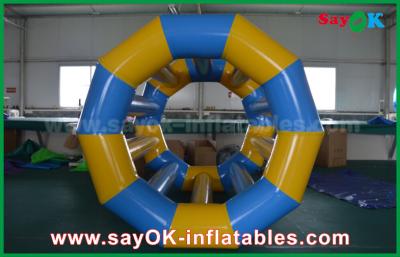 China Inflatable Water Tunnel 0.9mm PVC Tarpaulin Custom Size Rolling Water Toy for Pool Park for sale