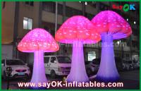 China Custom 190T Nylon 2-5M Mushroom Inflatable LED Light Decoration for Advertising for sale