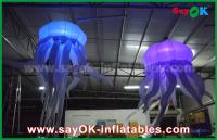 China 190T Nylon Oxford Inflatable Jellyfish Decoration with LED Light Remote Control 1.5m for sale