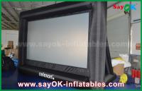 China Sayok Custom Inflatable Projection Screen 4x3m PVC White Black with Frame SGS Approved for sale