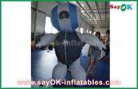 China Custom Giant Inflatable Robot 2m High Oxford Cloth Blue for Advertising Display for sale