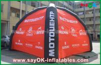 China Custom Logo Inflatable Air Tent 4x4m Oxford Cloth PVC Exhibition Party Camping Tent for sale
