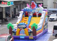 China Commercial Inflatable Bouncer Slide 0.55mm PVC Children Bounce Castle with Obstacle Course for sale
