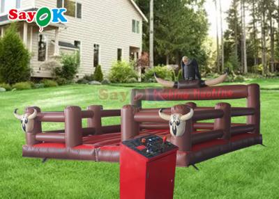 China Inflatable Mechanical Bull Rodeo Bullfighting Machine 2 Year Warranty Custom Size for sale
