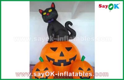 China Inflatable Holiday Decorations , Pumpkin Inflatable Cartoon Characters For Halloween for sale