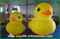 China Custom Inflatable Cartoon Duck 2m Height 210D Oxford Cloth Party Decoration with CE UL Blower for sale