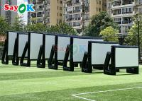 China Oxford Cloth Inflatable Movie Screen Outdoor Projection Screen 16:9 Custom Sizes for sale