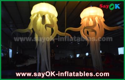 China Colorful Nylon Inflatable Lighting Decoration in  Octopus Shape With Led Light for sale