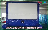 China Customized Inflatable Outdoor Movie Screen 4m x 3m PVC Projection Screen for Party Event Advertising for sale