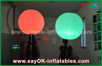 China 190D Nylon Cloth Inflatable LED Ball 0.8m Diameter Windproof Promotional Balloon for sale