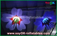 China 190T Nylon Inflatable Hanging Flowers with LED Lights for Festival Decoration 1m to 2.5m for sale