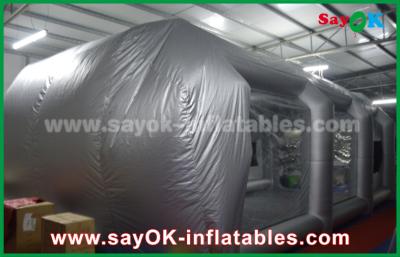 China Customized PVC Inflatable Spray Booth 9.5m x 5.25m for Car Paint Spraying Waterproof Air Tent for sale