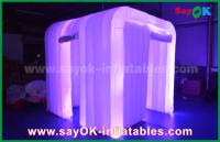 China Advertising Hanging Inflatable Colorful Cube Decoration With Led Lighting for sale