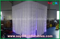 China Inflatable Photo Booth 2.5m x 2.5m x 2.5m 210D Oxford with LED Lights and CE Blower for sale