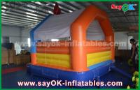 China Custom Inflatable Baby Bouncer Trampoline 0.55mm PVC Tarpaulin CE Certified for sale