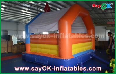 China Custom Inflatable Baby Bouncer Trampoline 0.55mm PVC Tarpaulin CE Certified for sale