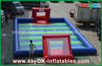 China Customizable PVC Tarpaulin Inflatable Soccer Field 5m x 10m for Outdoor Events for sale