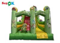 China Commercial Grade Dinosaur Inflatable Water Slide Bounce House 0.55mm PVC for Children for sale
