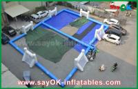 China Portable Inflatable Soccer Field 5m x 3m Durable PVC Tarpaulin Customizable Outdoor Sports Game for sale