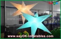 China 1.5m Durable 190T Nylon Inflatable Star with RGB LED Light for Wedding Party Decoration 110-220V for sale