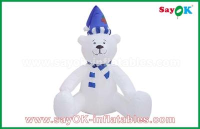 China 210 D Oxfor Cloth Christmas Snowman Inflatable Holiday Decorations customized for sale