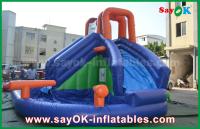China Commercial Inflatable Bouncer Slide with Water Pool 3m x 3m Customizable for Amusement Parks for sale