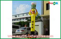 China Custom Inflatable Wacky Waving Tube Man 5m Yellow Air Dancer for Advertising with CE/UL Certification for sale