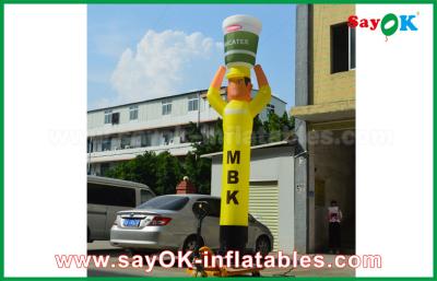 China Custom Inflatable Wacky Waving Tube Man 5m Yellow Air Dancer for Advertising with CE/UL Certification for sale