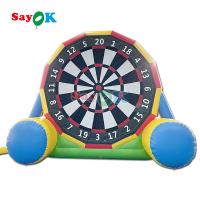 China 13ft Inflatable Soccer Dart Board Double Sided Game for Outdoor Sports for sale