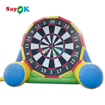 China 13ft Inflatable Soccer Dart Board Double Sided Game for Outdoor Sports for sale