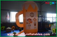China Custom Inflatable Beer Cup for Promotion Party 3m PVC Oxford Cloth Advertising for sale