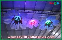 China 1m Dia Inflatable Hanging Lily Flower with RGB LED Lighting Decoration for Party for sale
