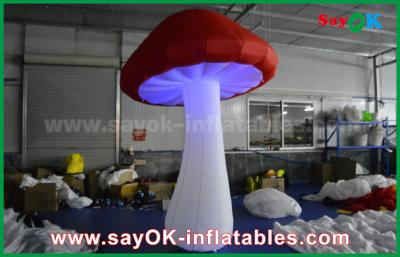 China Big Red and White Inflatable Lighting Decoration For Party / Event for sale