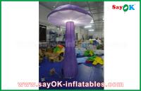 China 2M Purple Inflatable Mushroom Lighting Decoration with LED for Holiday Stage Events for sale