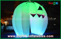 China Custom Inflatable Halloween Ghost Door Decoration with LED Lights 1m to 4m for sale