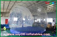 China 3m Diameter Transparent Inflatable Christmas Snow Globe - Custom PVC Holiday Decoration for Events & Advertising for sale