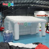 China PVC Inflatable Cube Tent 5.4x5.4x3.1m Custom Outdoor Air Tent for Events for sale