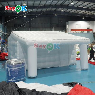 China PVC Inflatable Cube Tent 5.4x5.4x3.1m Custom Outdoor Air Tent for Events for sale