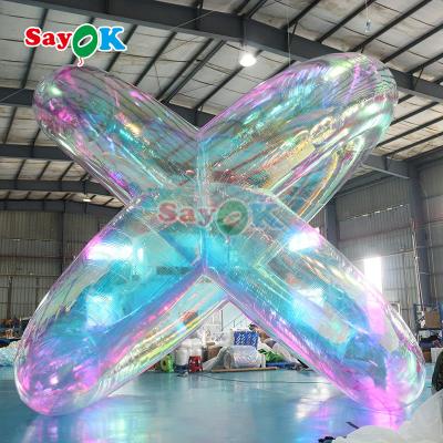 China Custom Colorful PVC Inflatable X Ball Advertising Balloon 0.9mm CE Certified for sale