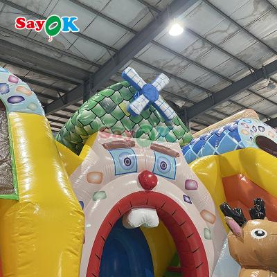 China Customizable Inflatable Jumping Castle Slide For Amusement Park for sale