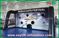 China Portable Inflatable Movie Screen Outdoor Projection Screen 2-10m Customizable Black PVC for sale