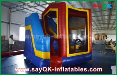 China Outdoor Inflatable Castle Slide PVC Bouncer 4m x 3m x 3m Kids Jumping House for sale