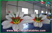 China 190T Nylon Inflatable Flower Lighting Decoration 1-2m Color Changeable for Wedding for sale