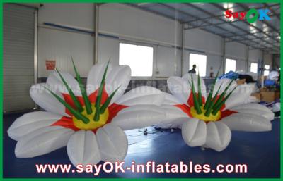 China 190T Nylon Inflatable Flower Lighting Decoration 1-2m Color Changeable for Wedding for sale