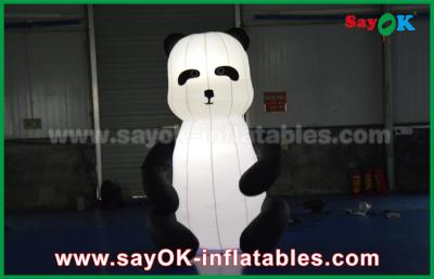 China Custom Inflatable Panda Cartoon Model for Advertising Durable PVC Oxford Cloth 1pc for sale