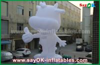 China Inflatable Yard Decorations Custom Inflatable Cartoon Characters White Cattle 10m Height for sale