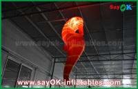 China Custom Inflatable Red Sea Horse Decoration with LED Lights for Exhibition Party Event for sale